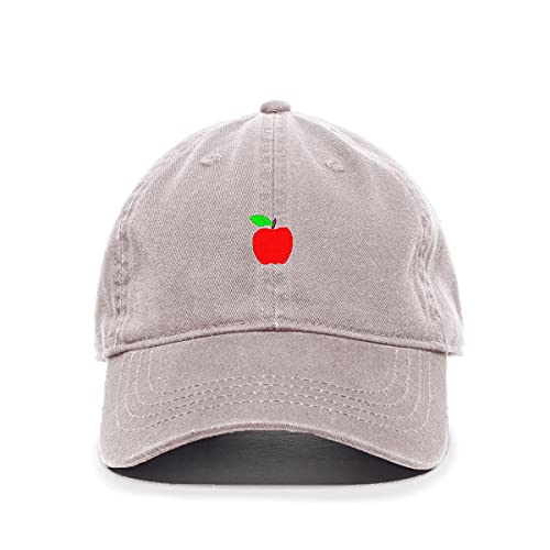 Red Apple Baseball Cap Embroidered Cotton Adjustable Dad Hat | eBay