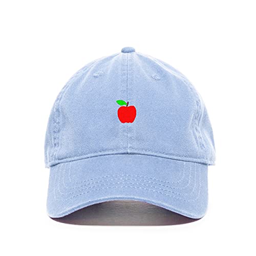 Red Apple Baseball Cap Embroidered Cotton Adjustable Dad Hat | eBay