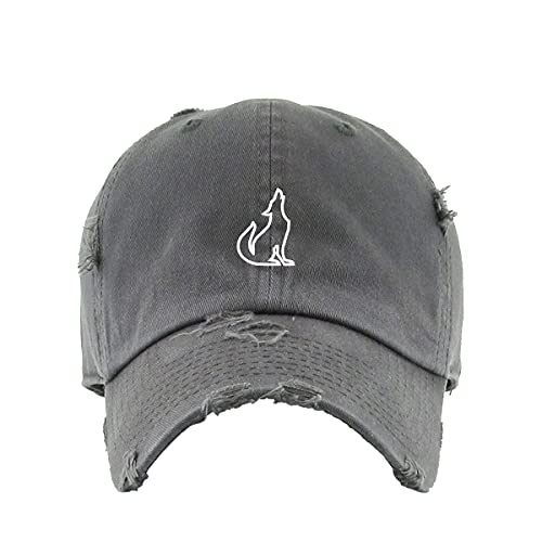 Coyote Vintage Baseball Cap Embroidered Cotton Adjustable Distressed ...