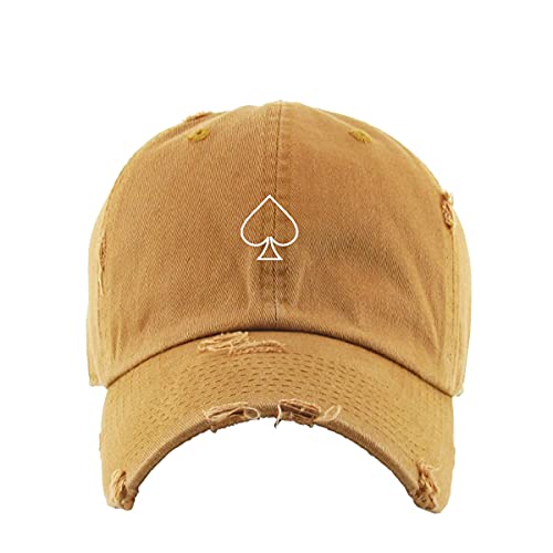 Spade Vintage Baseball Cap Embroidered Cotton Adjustable Distressed Dad ...