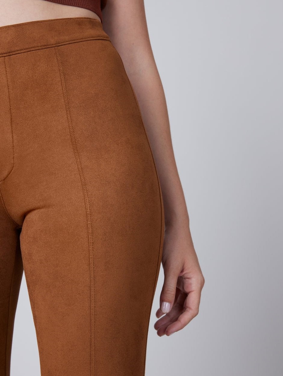 Spanx+Faux+Suede+Flare+Pants+Women%27s+Size+Large+34%22+Inseam+Rich ...