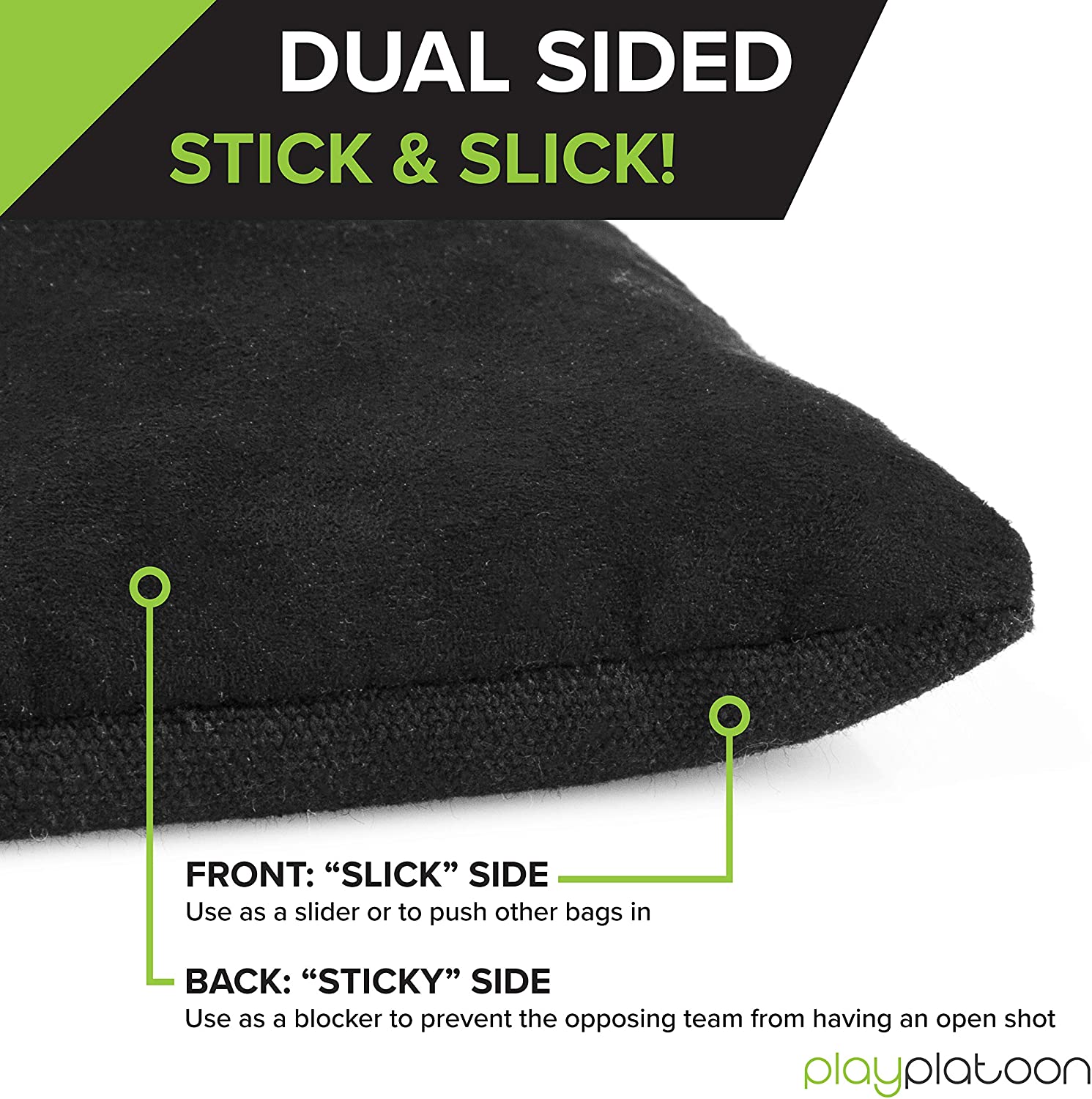 Professional Cornhole Bags - Set of 8 All Weather Two Sided Bean Bags ...