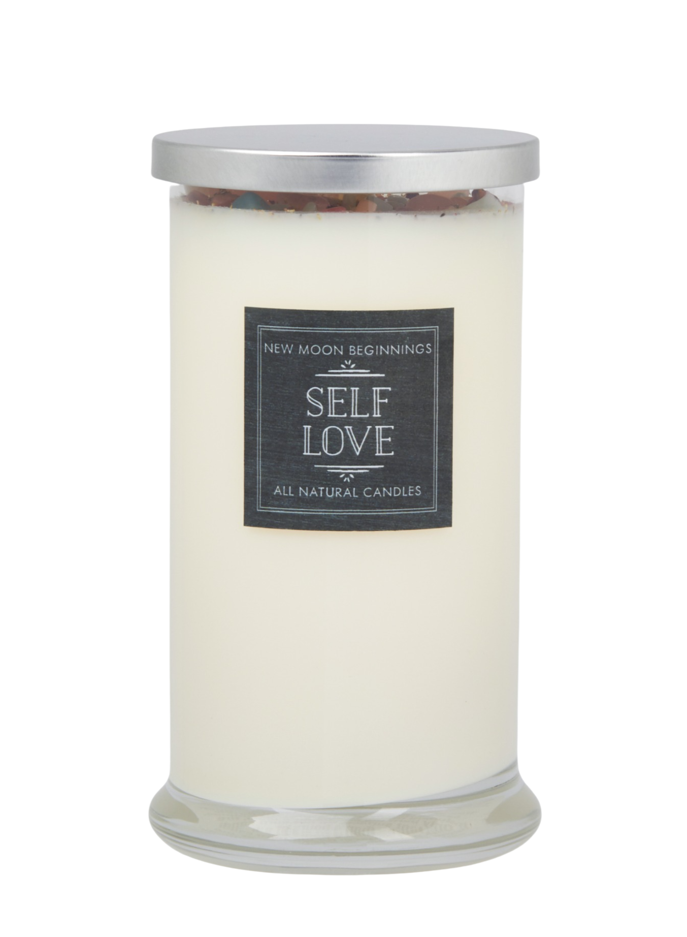Self Love Candle by New Moon Beginnings, Ritual Intention Crystal ...