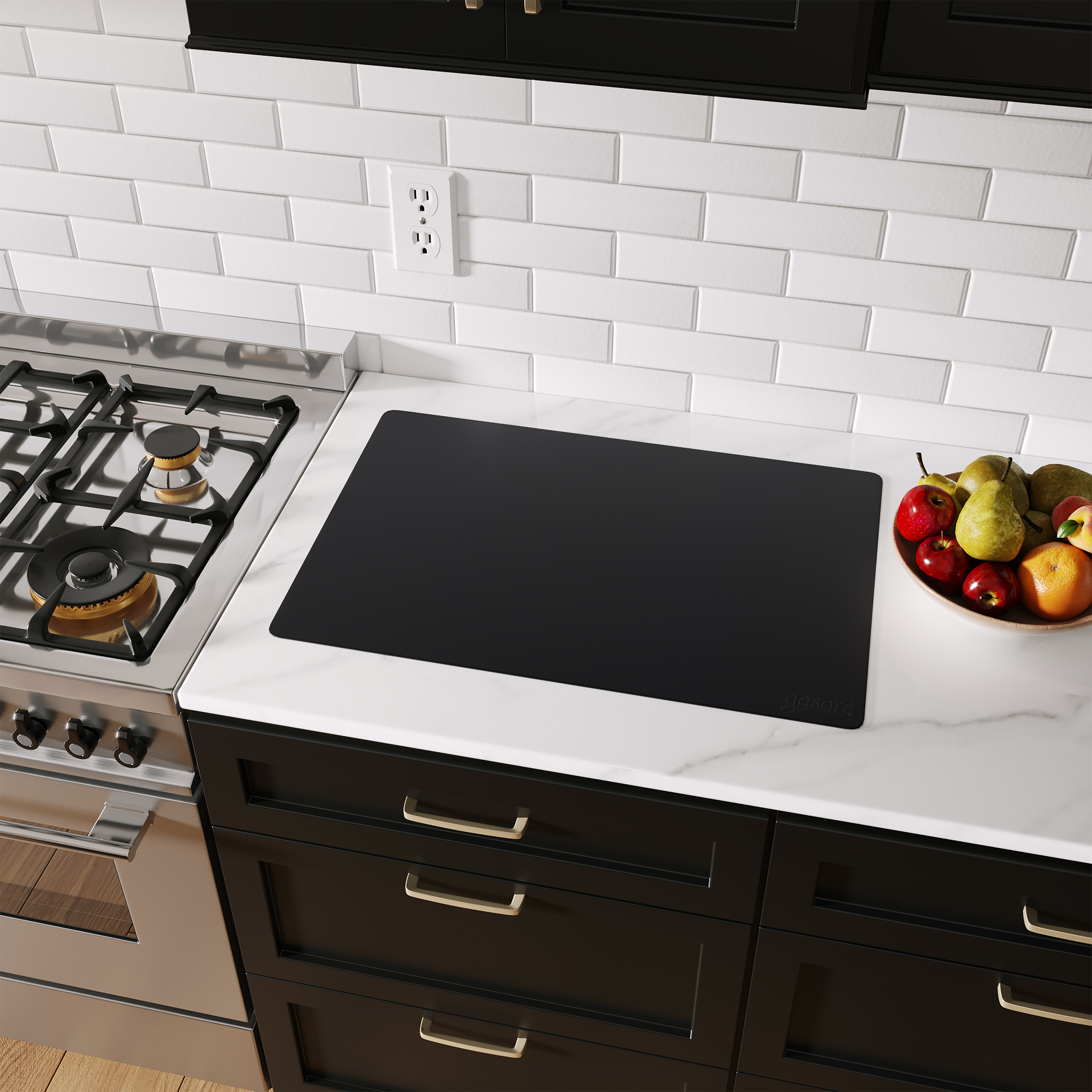 GASARÉ, 2 Pack, Large, Thick, Silicone Mats, Heat Resistant Countertop ...