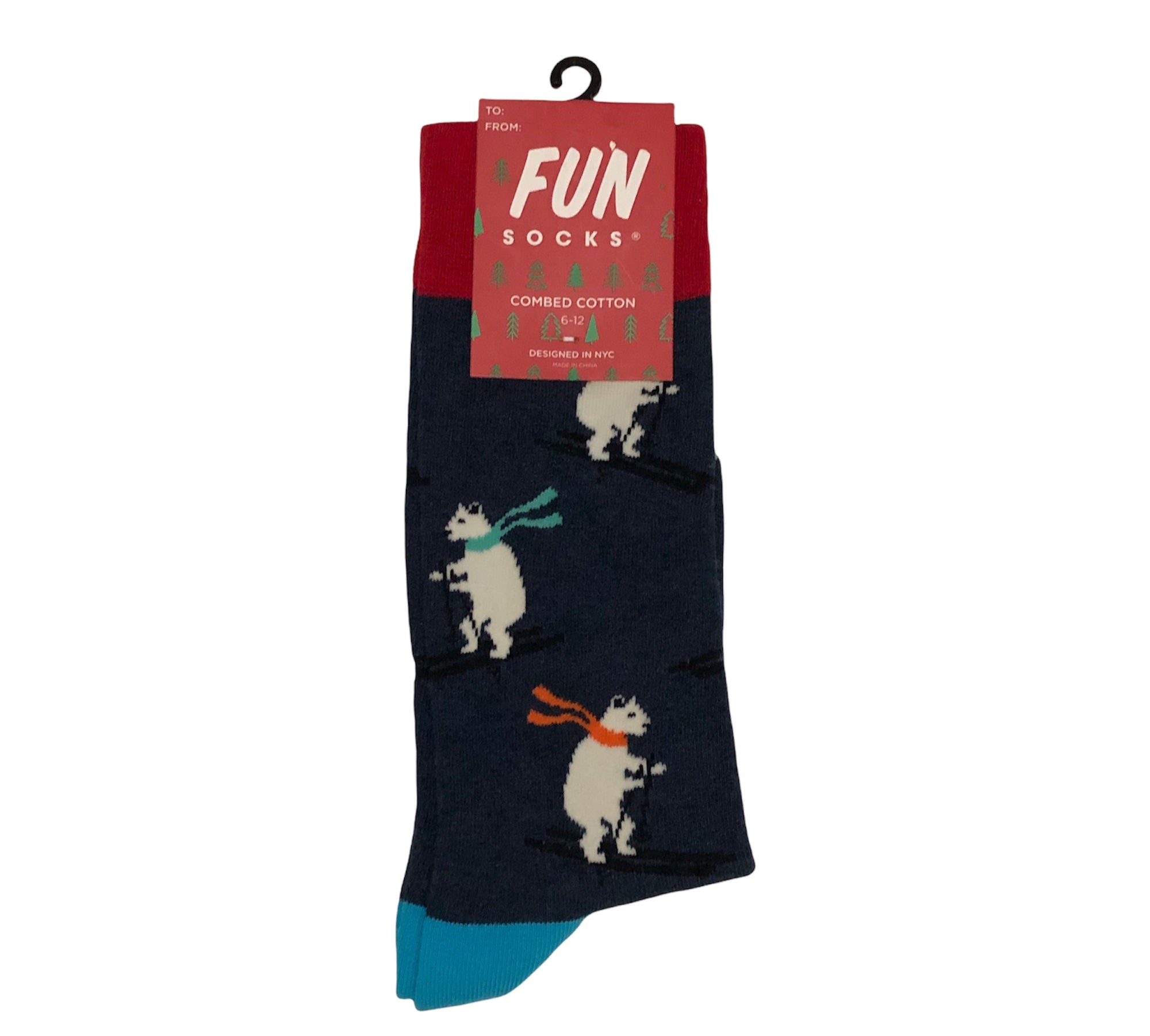 Fun Socks Men's Combed Cotton Crew Socks | eBay