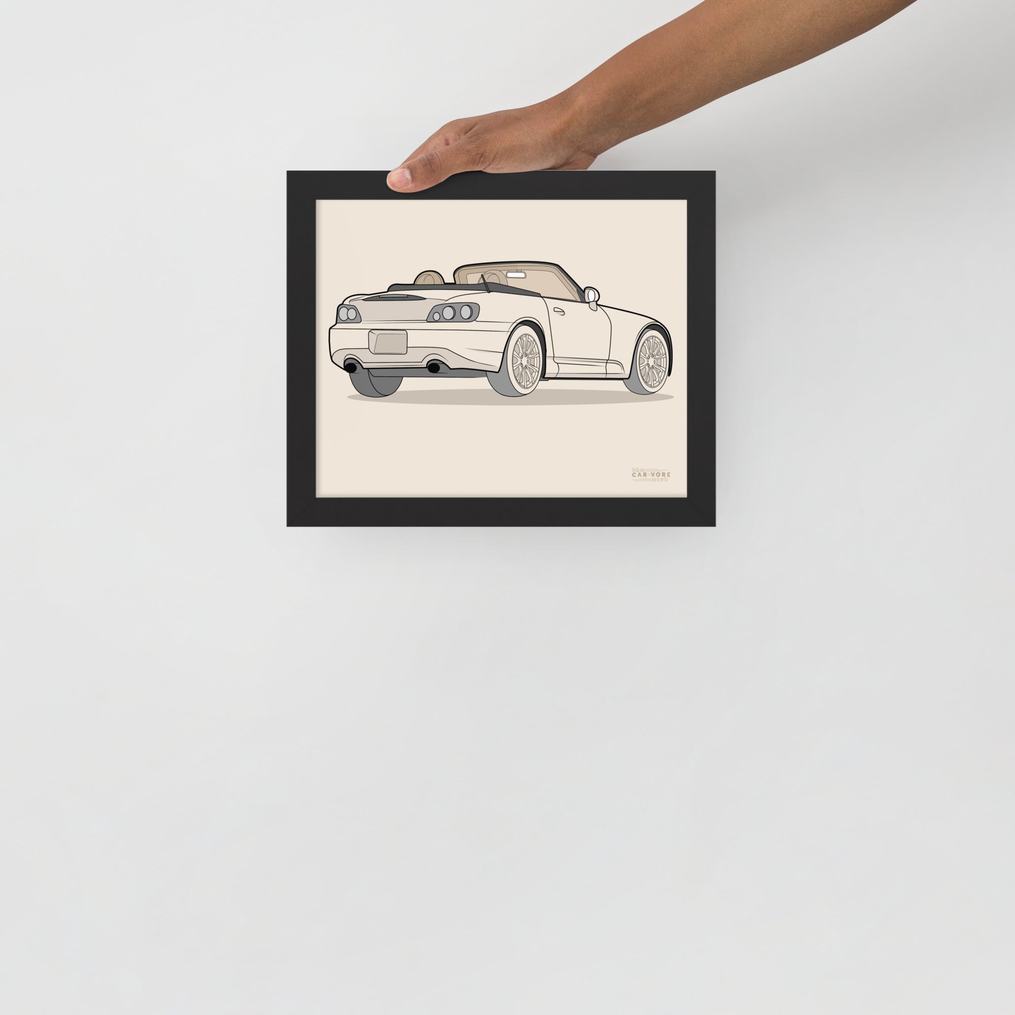 2007 Honda S2000 Rear View Framed Enhanced Matte Poster | eBay