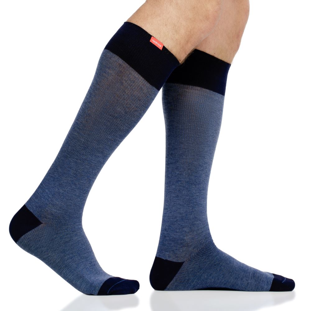VIM & VIGR Compression Socks: 15-20 mmHg: Heathered Collection (Cotton ...