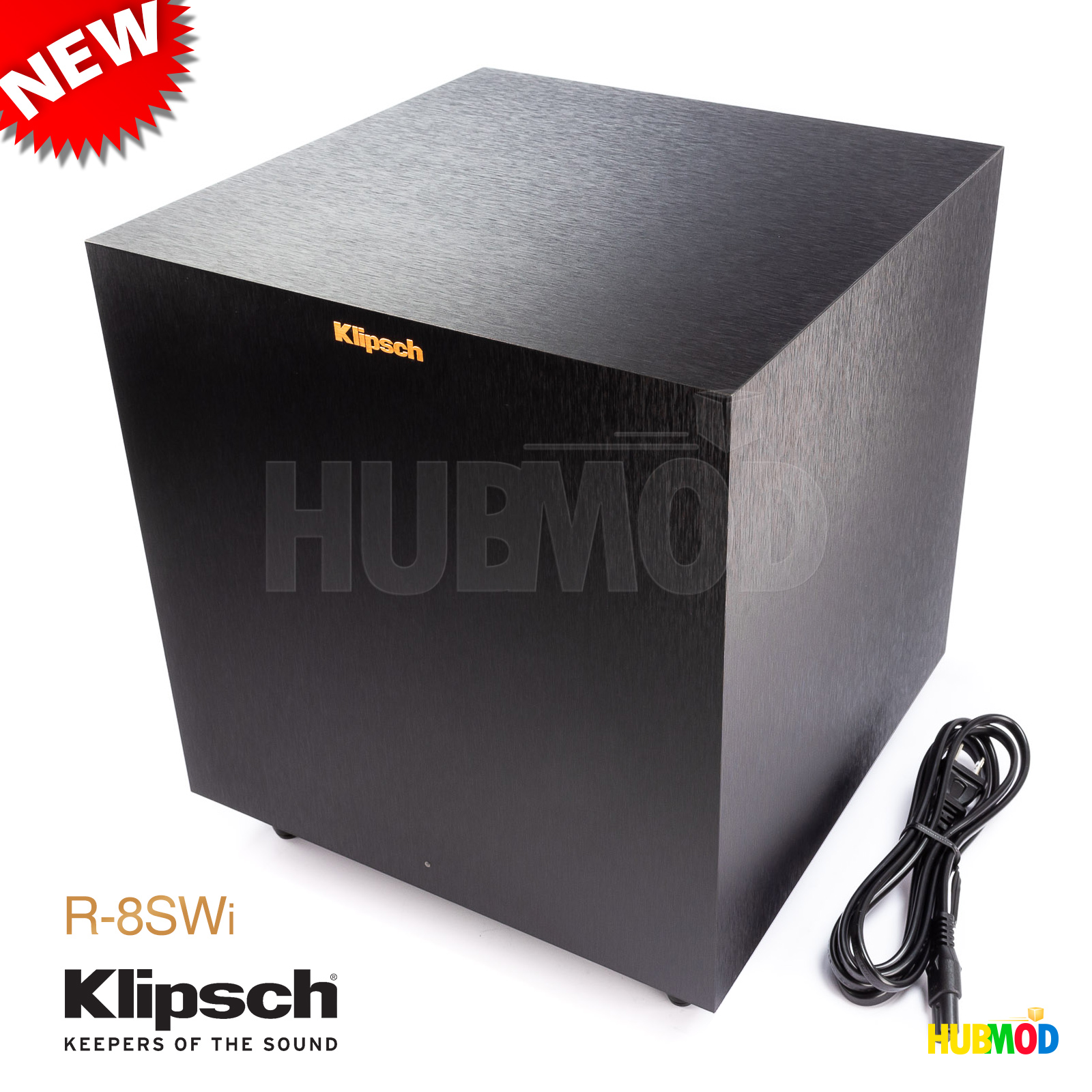 Klipsch Black Subwoofer R-8SW R-8SWi 50W/150 Watt Powered Home Theater ...