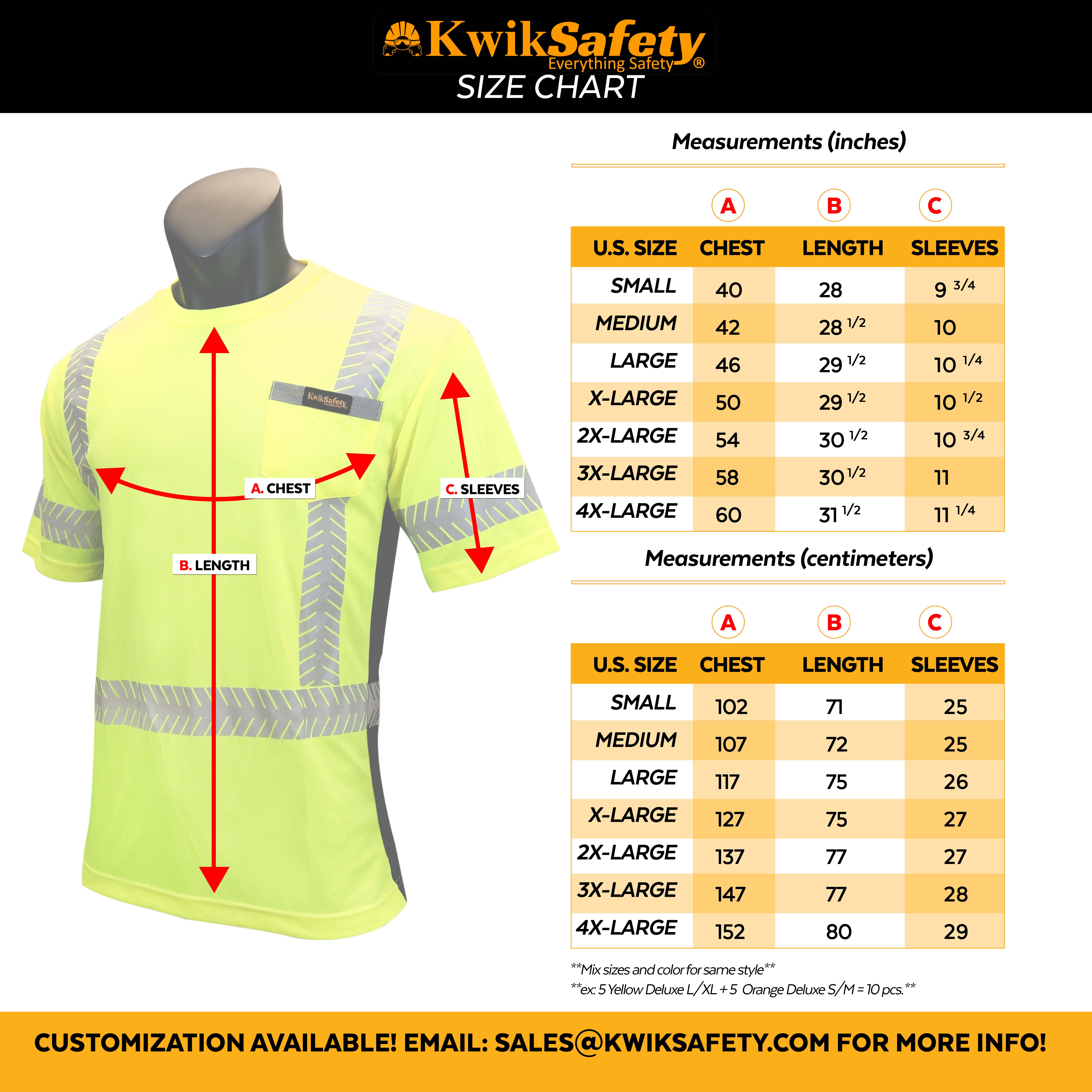 KwikSafety RENAISSANCE MAN Reflective ANSI Class 2 Short Sleeve Safety ...