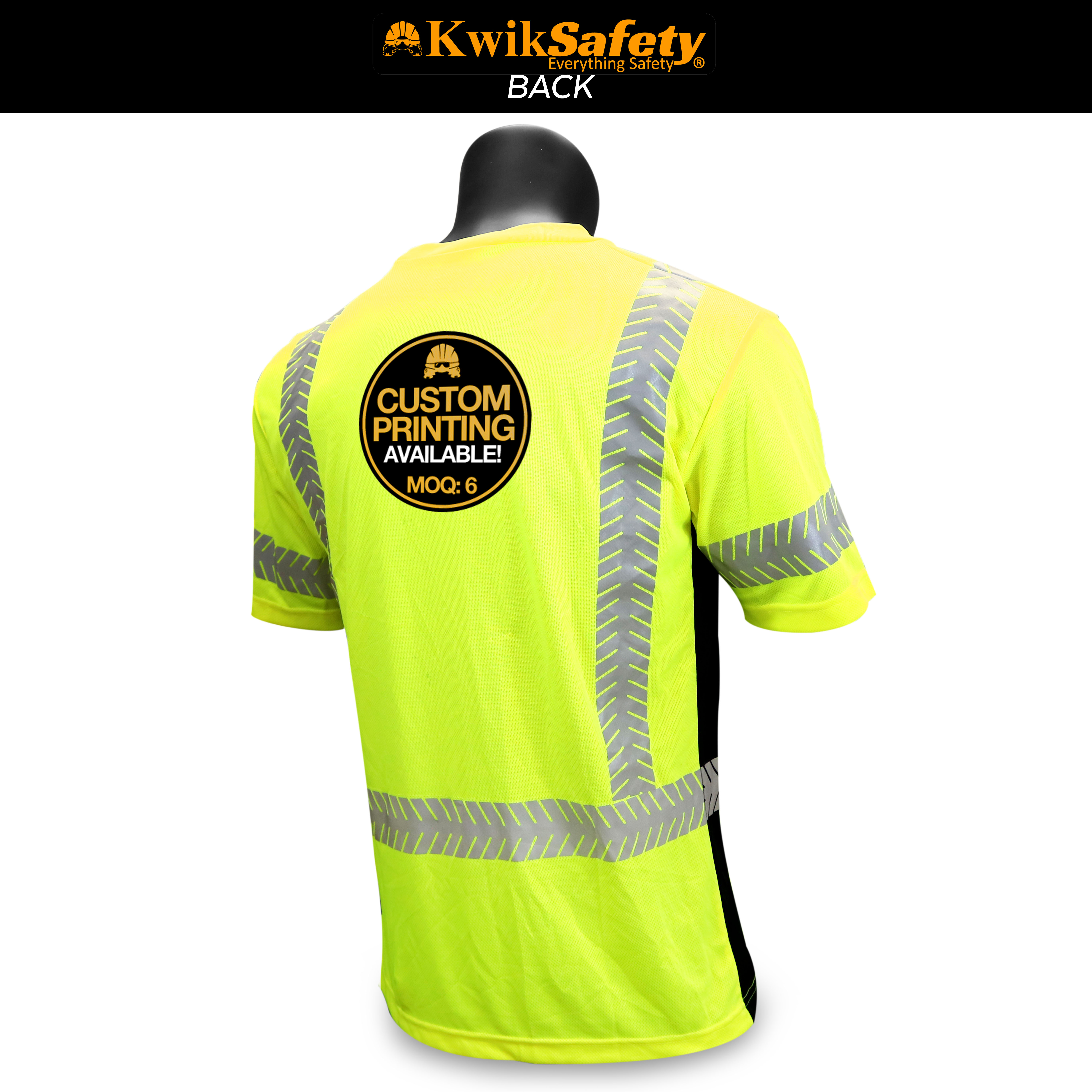 KWIKSAFETY DISCOVERY HI Vis Reflective ANSI Class 2 Short Sleeve Safety