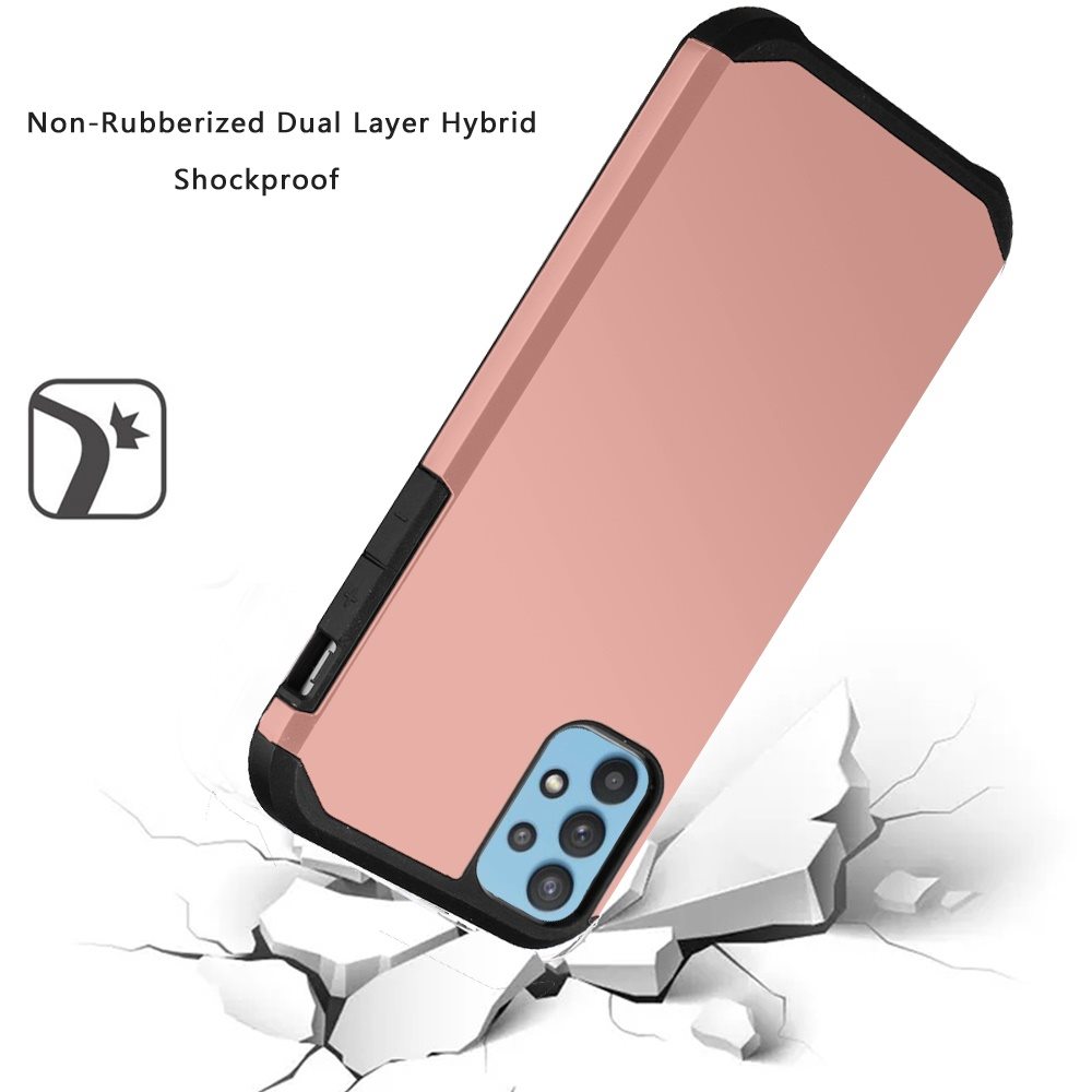 For Samsung Galaxy A52 5G Slim Dual Layer Case Hybrid Shock Proof PC ...