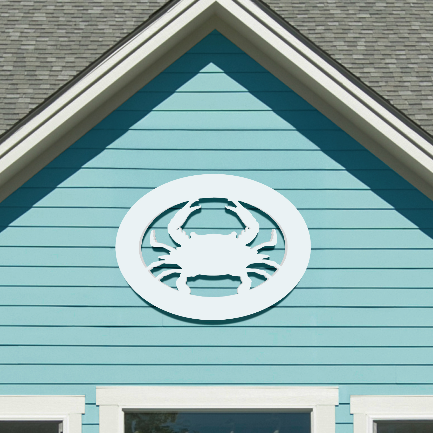 Outdoor Crab Wall Decor – Beach House Decoration – Weatherproof Crab ...