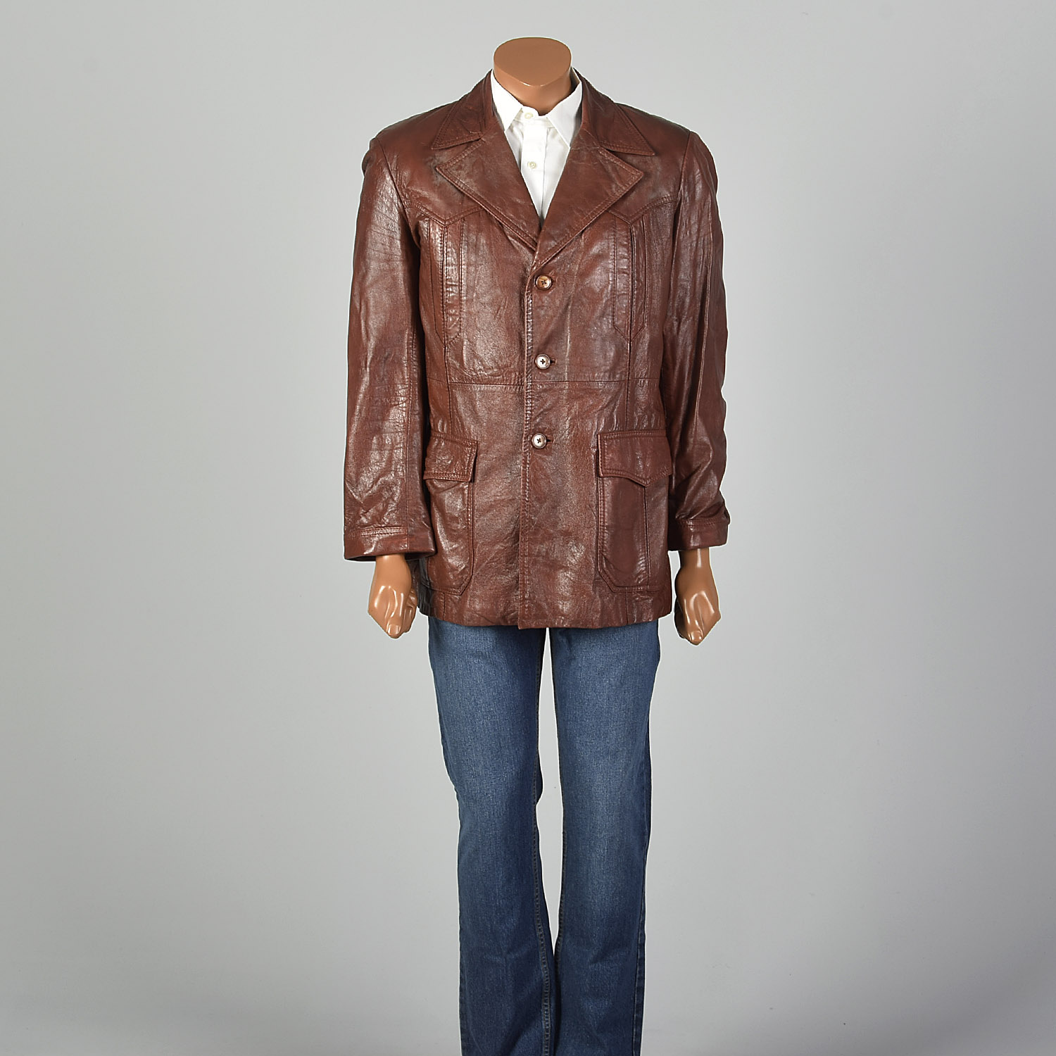 70S Leather Jacket Fashion _ A Look at the Leather Jacket Throughout ...