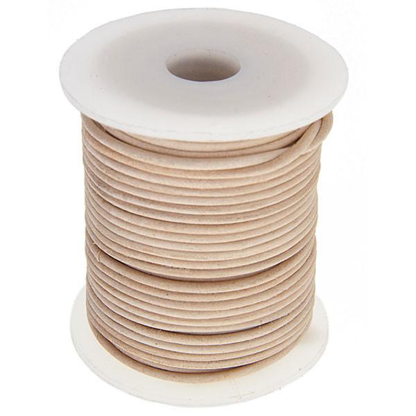 2mm Round Leather Cord - 25 Meters - 3 Colors | eBay