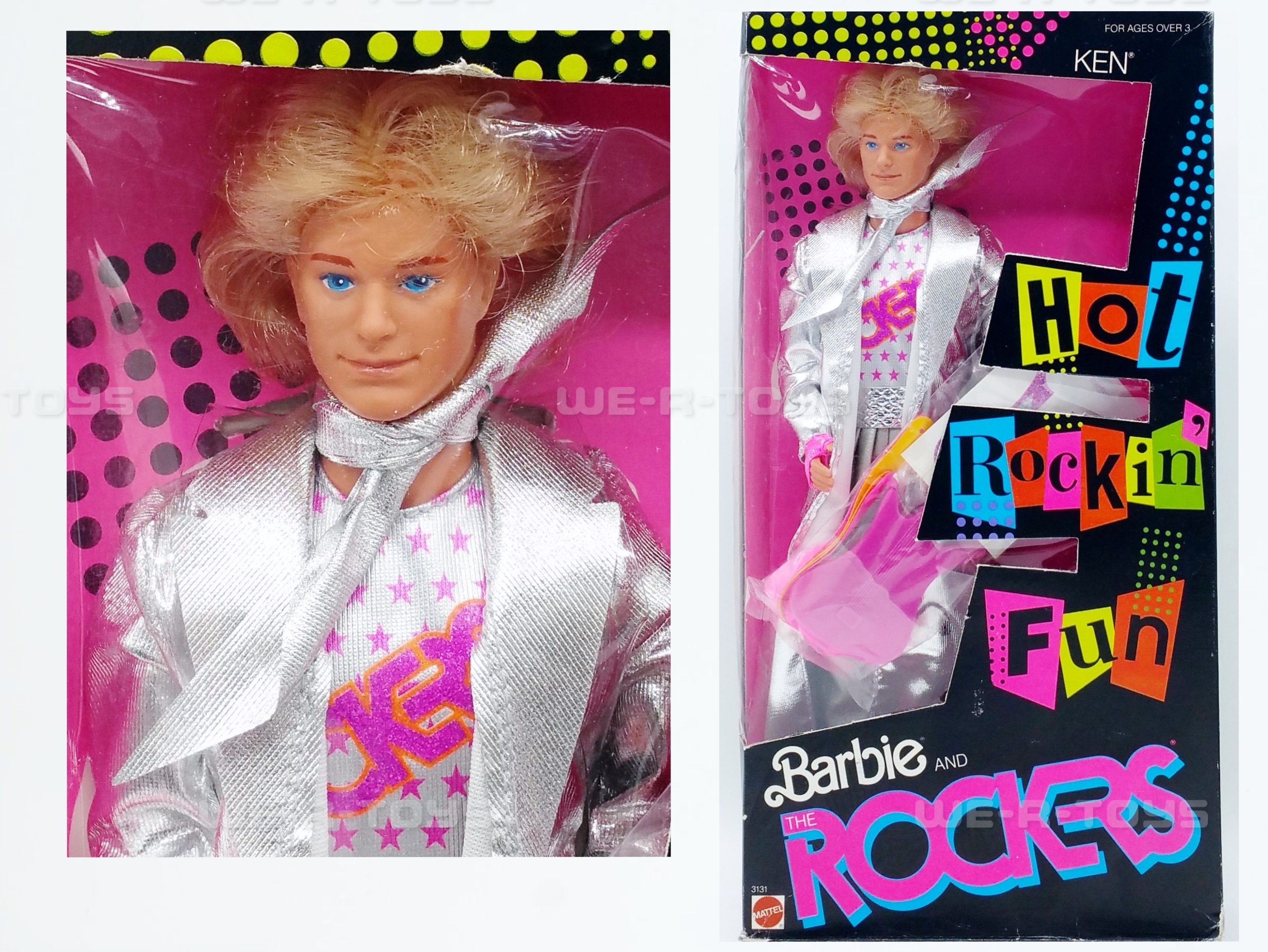 Barbie and The Rockers Ken Doll 1986 Mattel No. 3131 NRFB