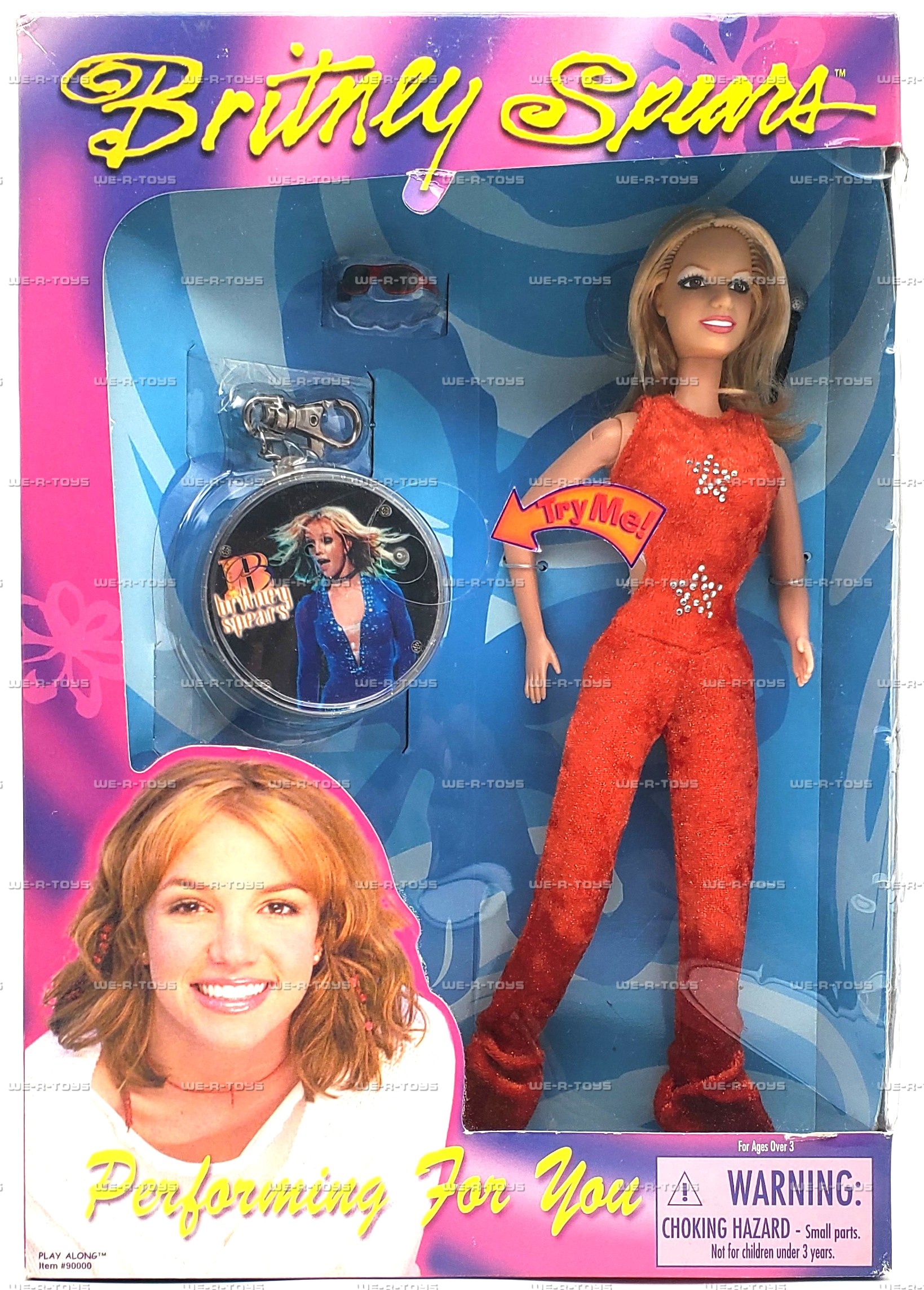 Britney Spears Performing For You Doll w/ Singing Keychain 2000 ...