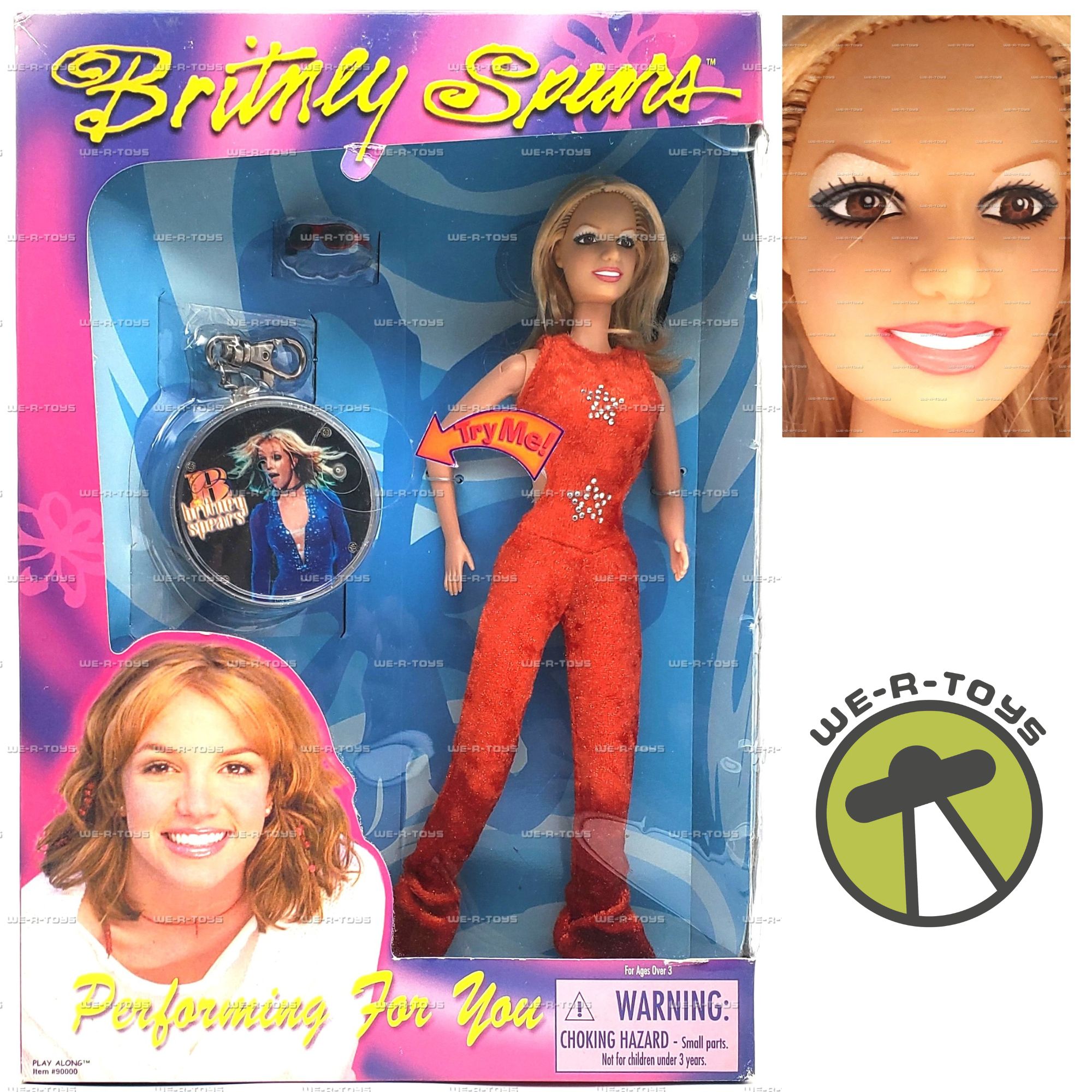 Britney Spears Performing For You Doll w/ Singing Keychain 2000 ...