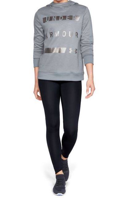 Under Armour Women's Synthetic Word Mark Fleece Pullover *No Pocket ...