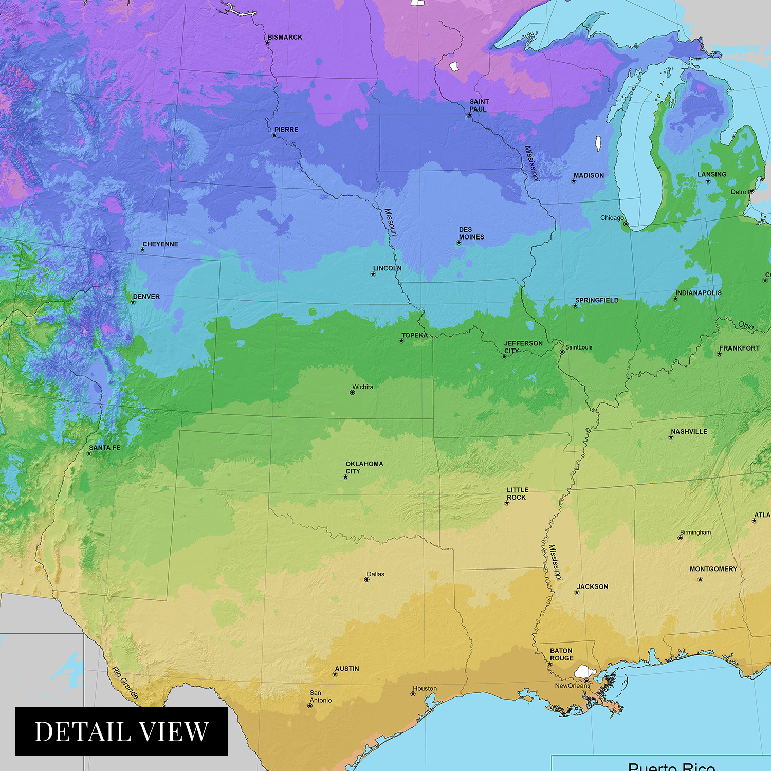 2012 USDA Plant Hardiness Zone Map - United States Vegetation and ...