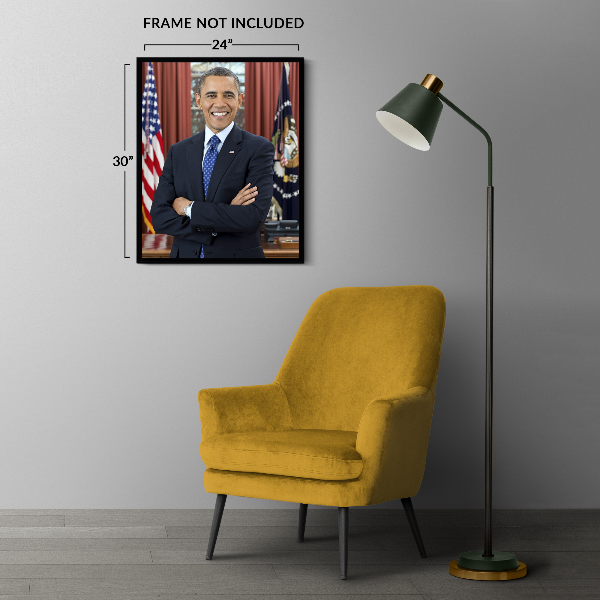 Barack Obama 44th President of the United States Official Portrait ...