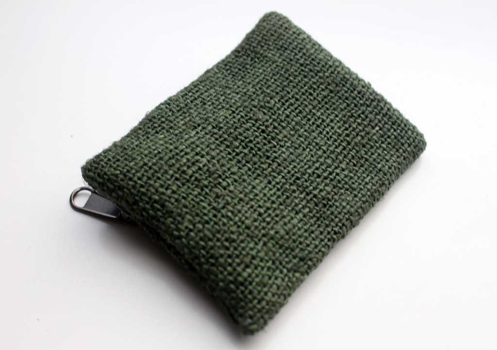 Natural and Eco Friendly Hemp Coin Zipper Pouch, Earthy Hemp Coin Purse ...