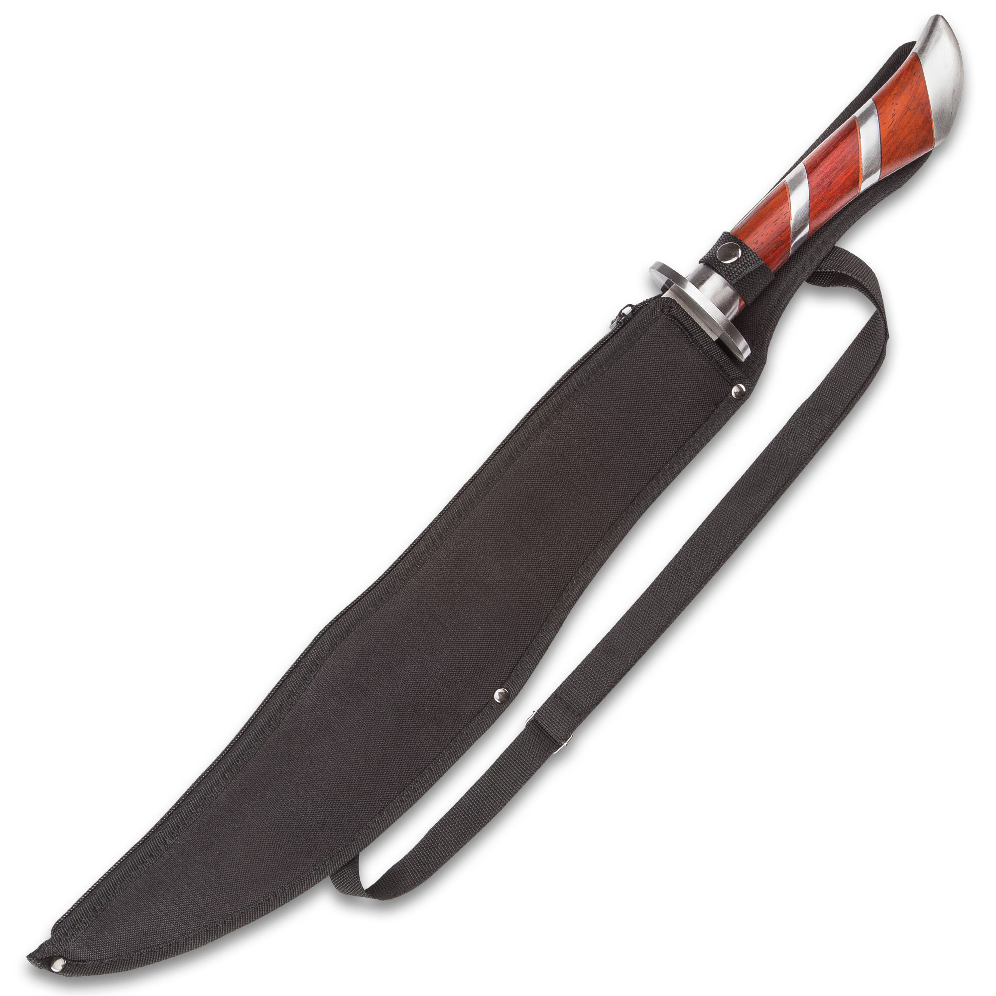 25" Arabian Scimitar FULL TANG Wood Fixed Blade MACHETE SWORD Knife w ...