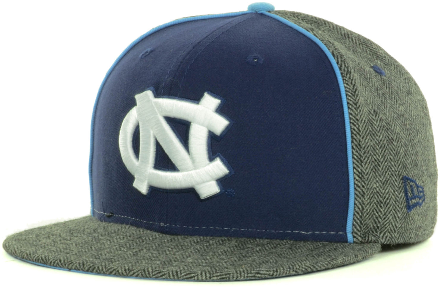 New Era UNC North Carolina Tar Heels Herrpop Herringbone 59FIFTY Fitted ...