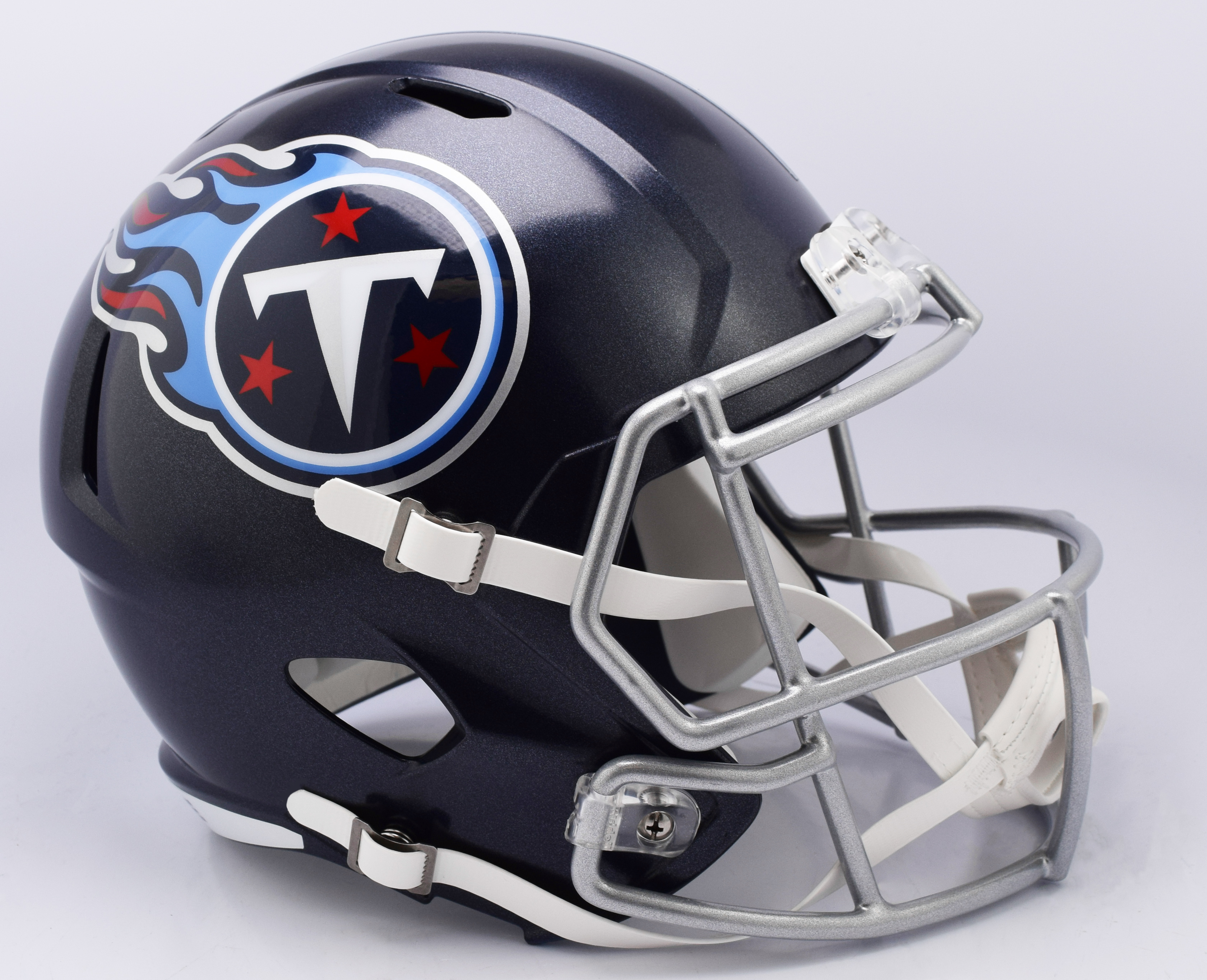 Tennessee Titans 2018 Satin Navy Metallic SPEED Riddell Full Size ...