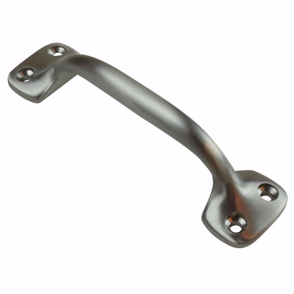 Solid Brass 4-5/8" Sash Window Pull Handle, Satin Nickel, Hickory ...