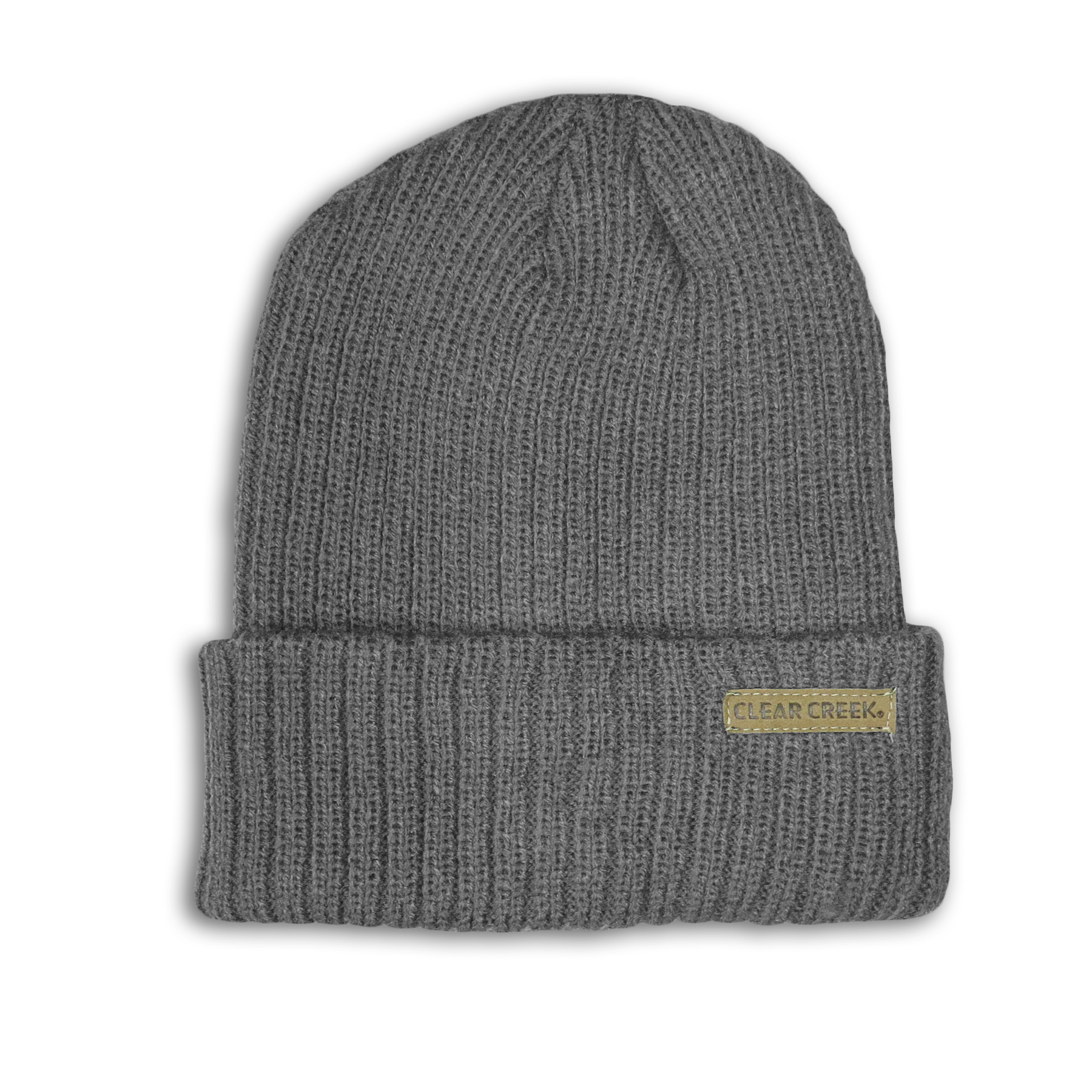 Clear Creek Classic Men's Warm Winter Acrylic Rib-knit Cuffed Beanie ...