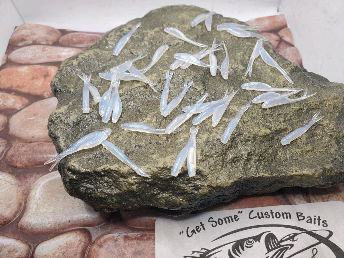 1" Micro Fluke Minnow, solid natural colors | eBay