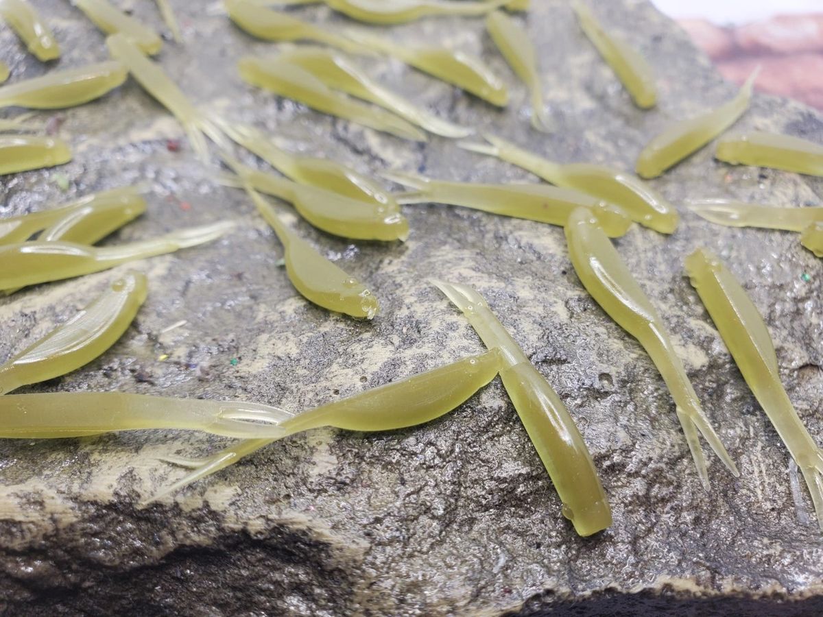 1" Micro Fluke Minnow, solid natural colors | eBay