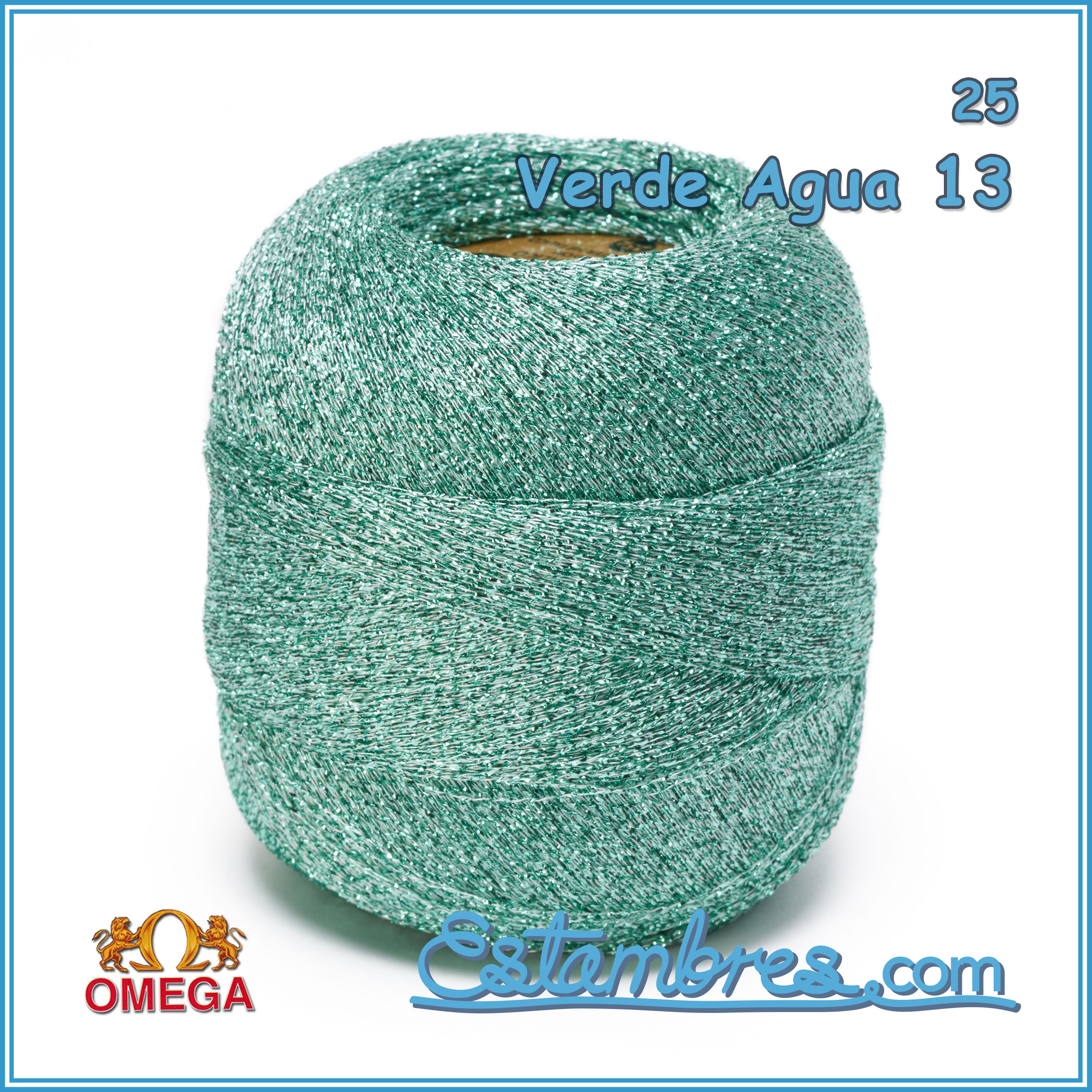 CROCHET METALLIC [25grs] - Sparkly Fine Thread by Omega | eBay