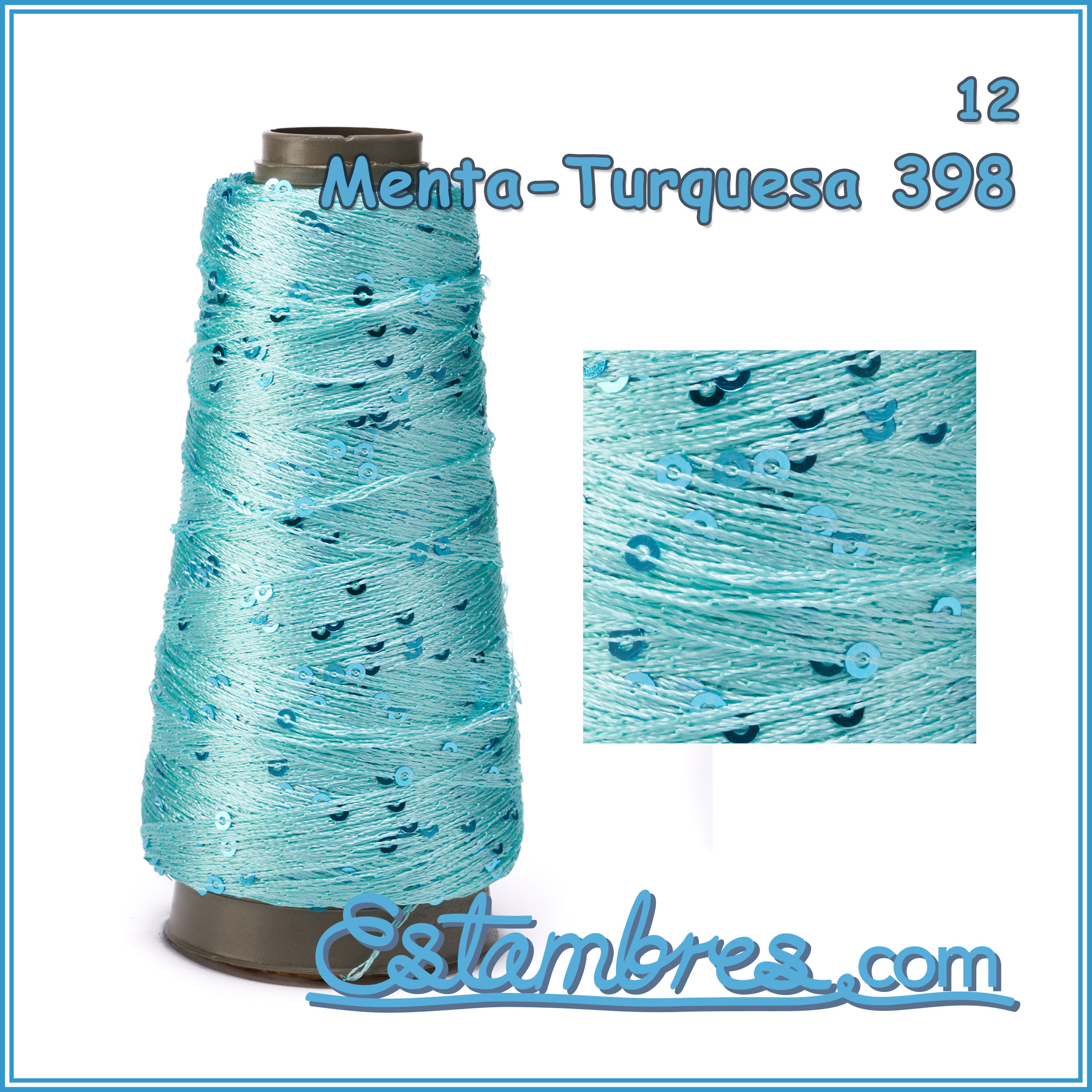 LENTEJUELA [Cone 50grs] - Fine Sequin Shiny Thread for Crafts | eBay