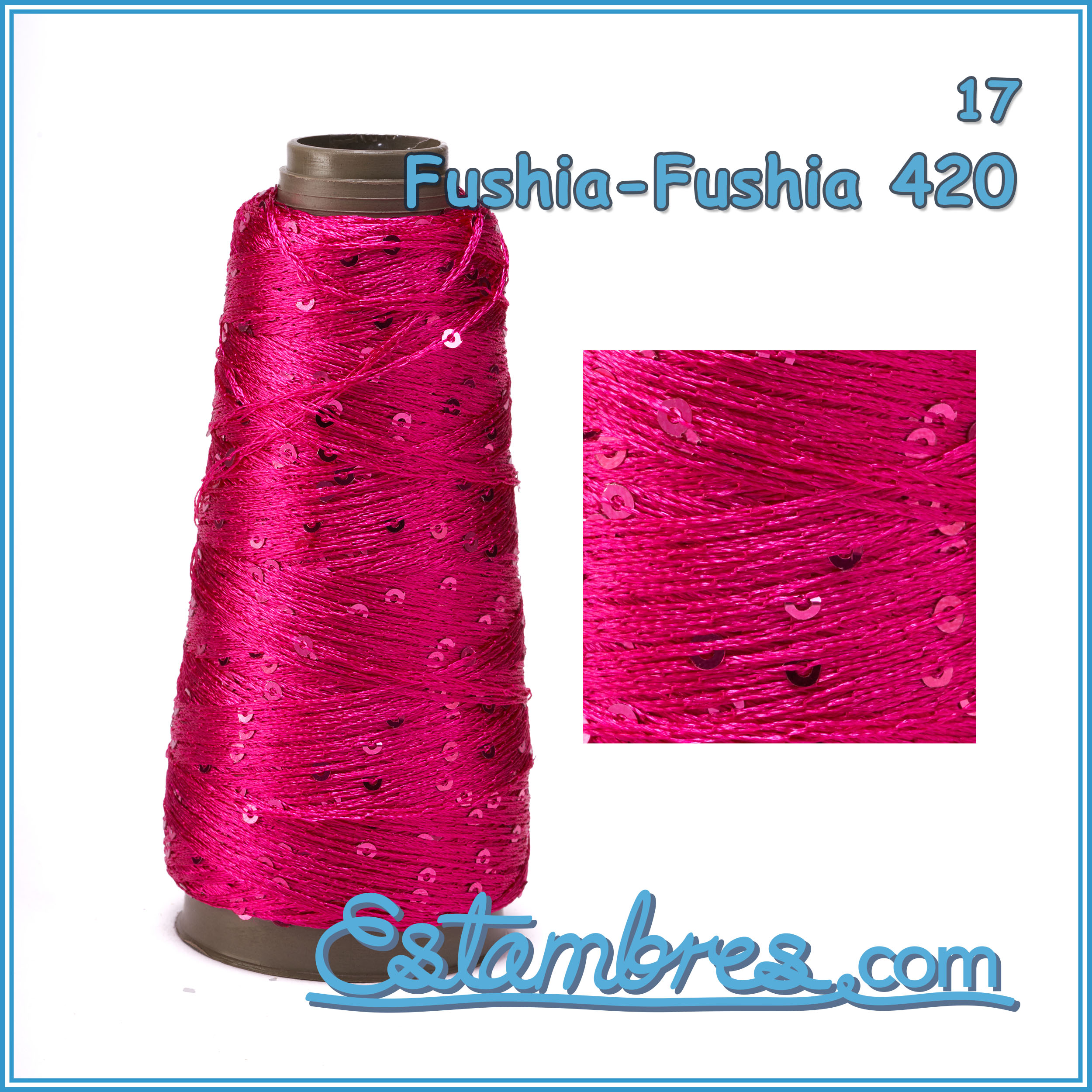 LENTEJUELA [Cone 50grs] - Fine Sequin Shiny Thread for Crafts | eBay