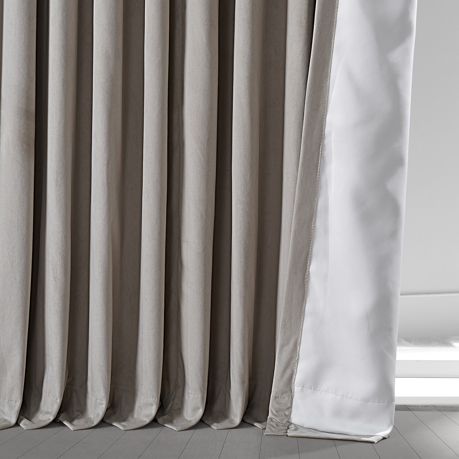 Half Drapes Vpch-vet160405-84 Signature Doublewide Blackout Velvet ...