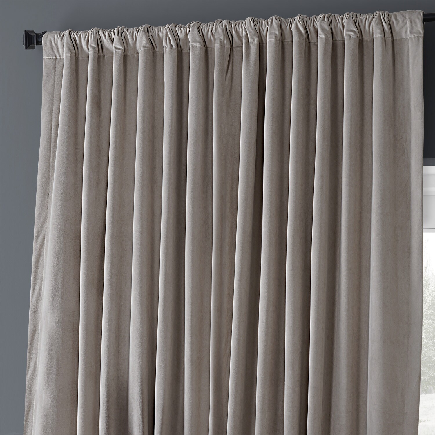 Half Drapes Vpch-vet160405-84 Signature Doublewide Blackout Velvet ...