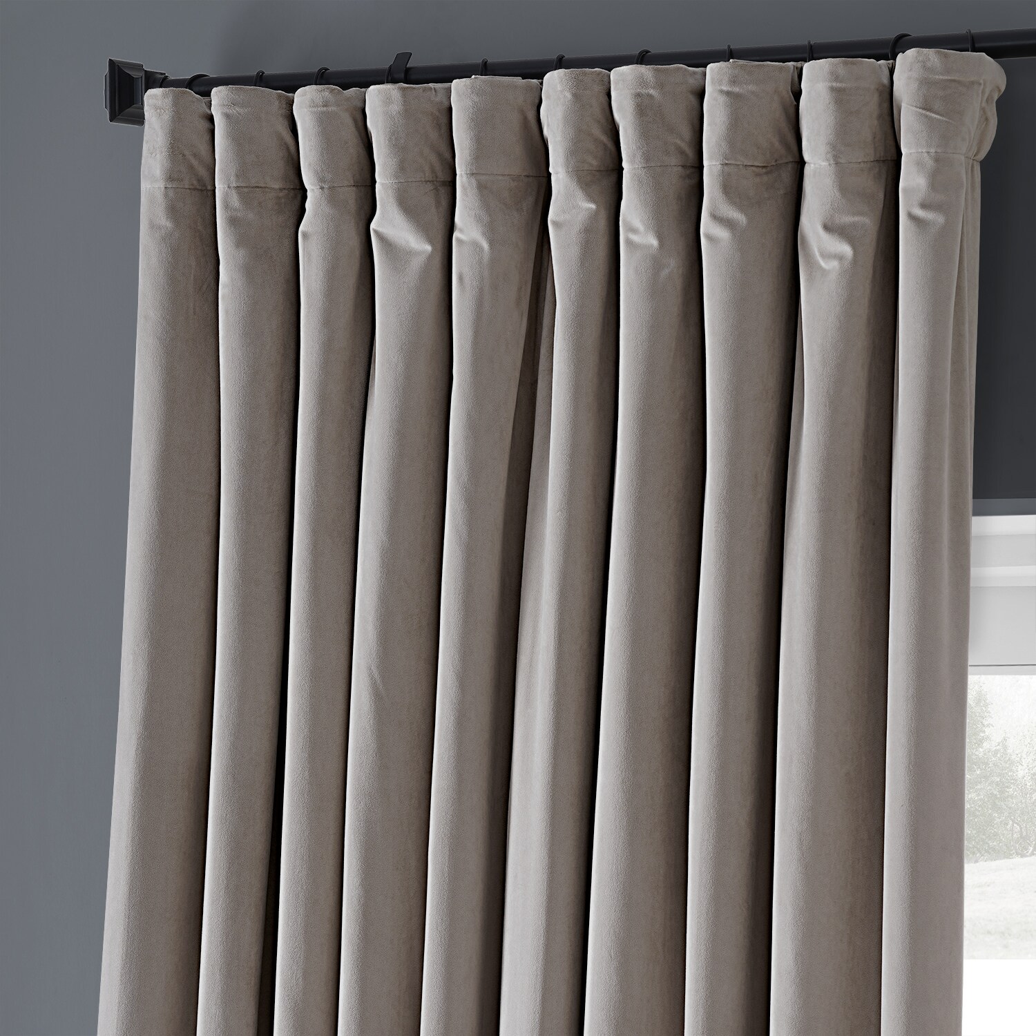Half Drapes Vpch-vet160405-84 Signature Doublewide Blackout Velvet ...