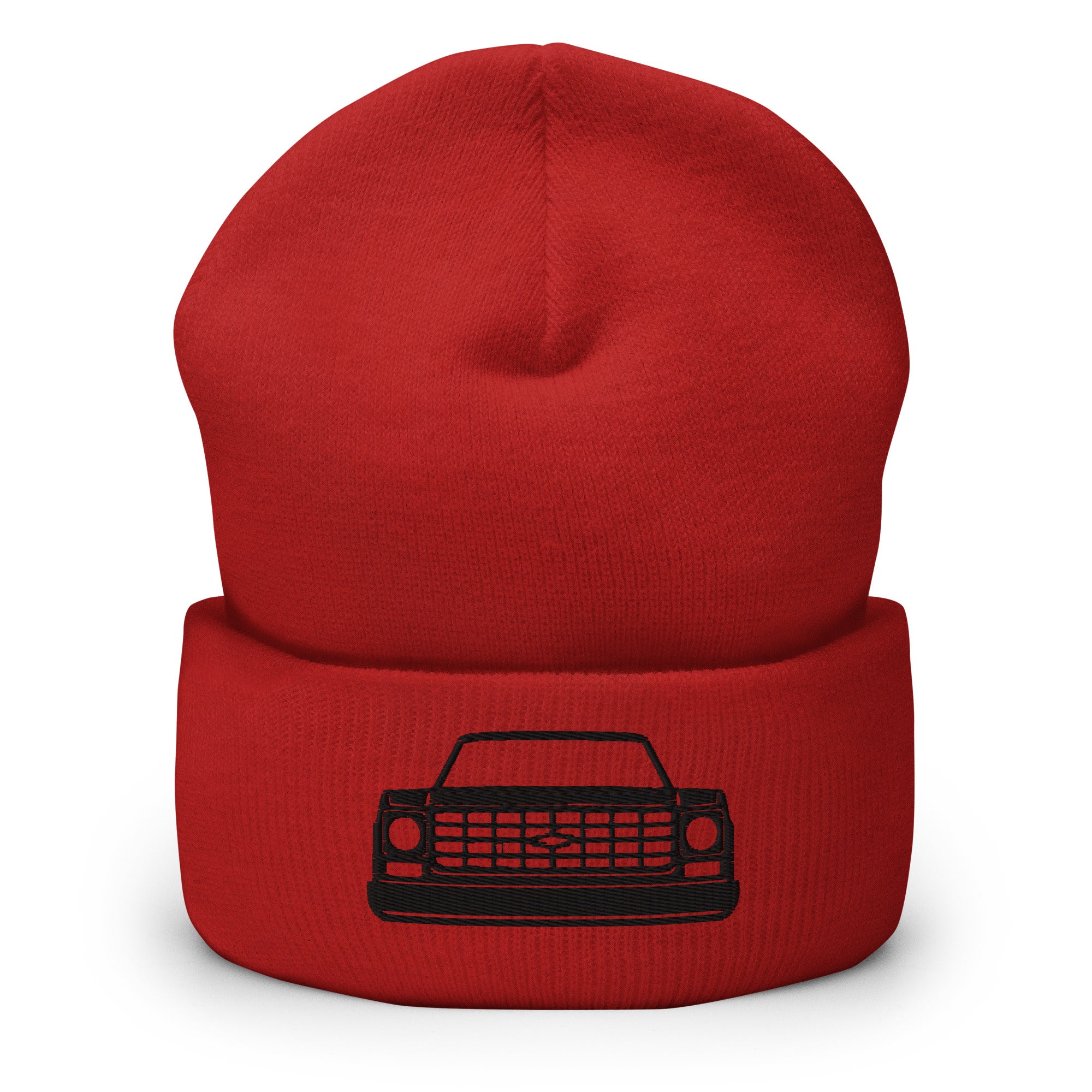 Embroidered Cuffed Beanie - Chevy Squarebody Truck | eBay