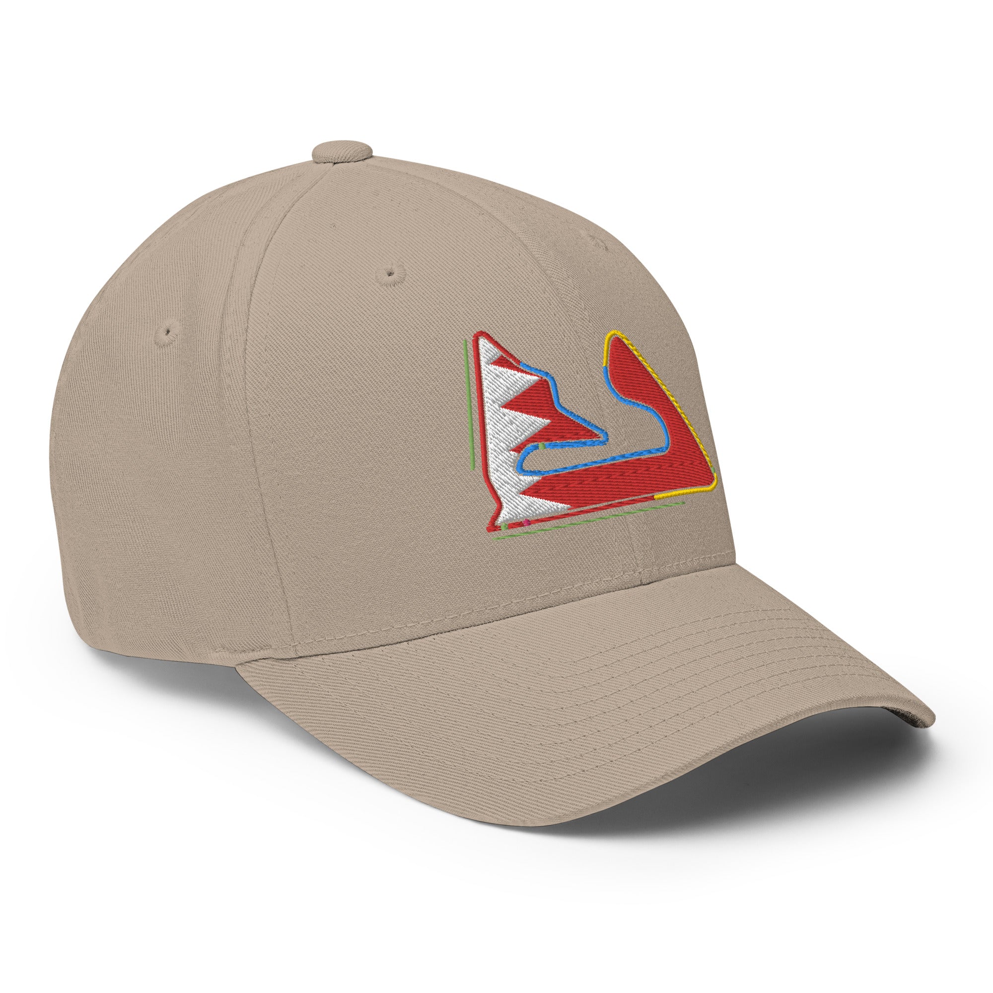 Bahrain Circuit Sectors with DRS Zones and Flag F1 Embroidered Flexfit ...