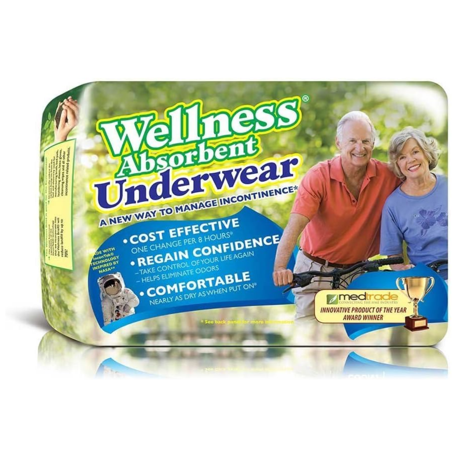 Unique Wellness Absorbent Underwear, 2XL (60" to 80" Waist) | eBay