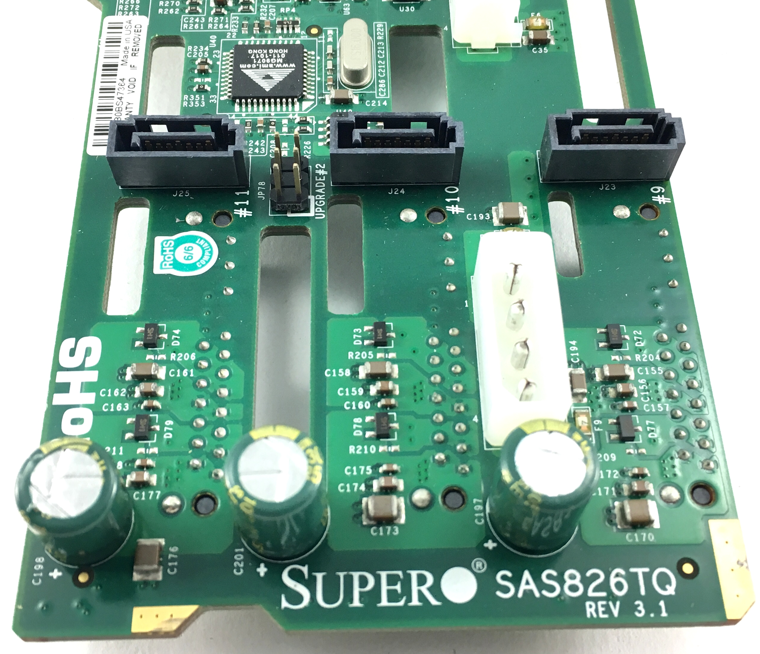 BPN-SAS-826TQ Supermicro SAS/SATA Backplane For 2U Chassis 696551648053 ...