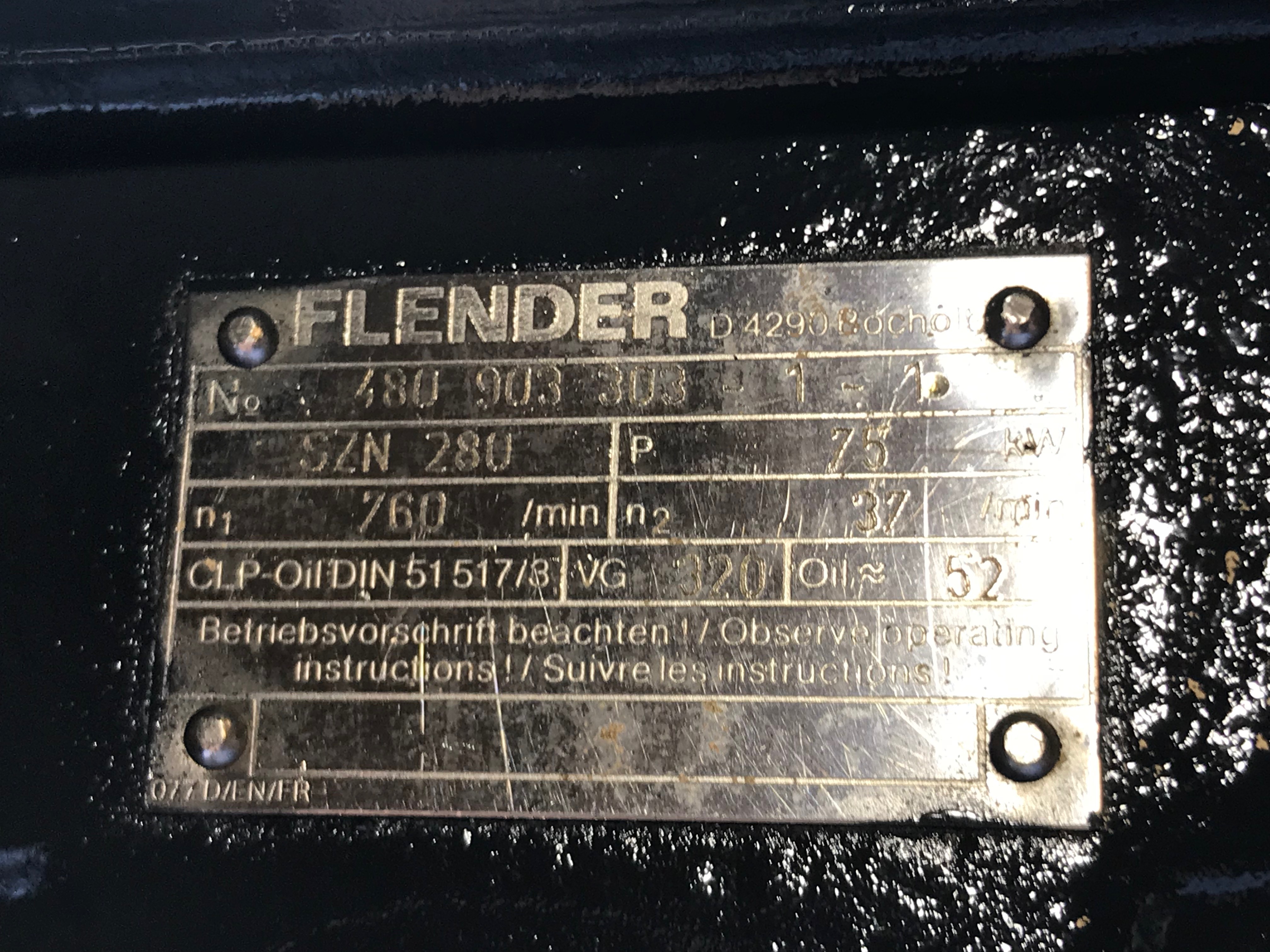 Flender SZN 280 SPEED REDUCER RATIO 20.5-1 | eBay