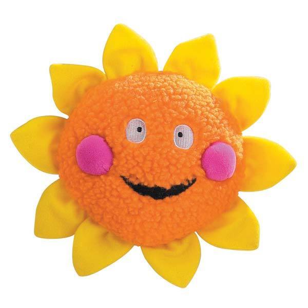 Smiling Colorful Celestial Dog Toys Berber Moon Star Sun Toy or Set of ...