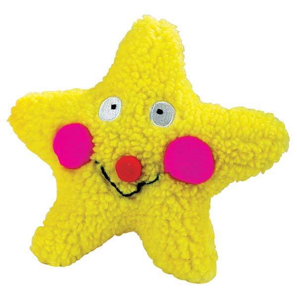 Smiling Colorful Celestial Dog Toys Berber Moon Star Sun Toy or Set of ...