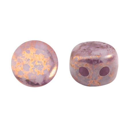 Choose Color Kalos par Puca 50 beads 2-H 4x3mm Drum Shape Frost Parme ...