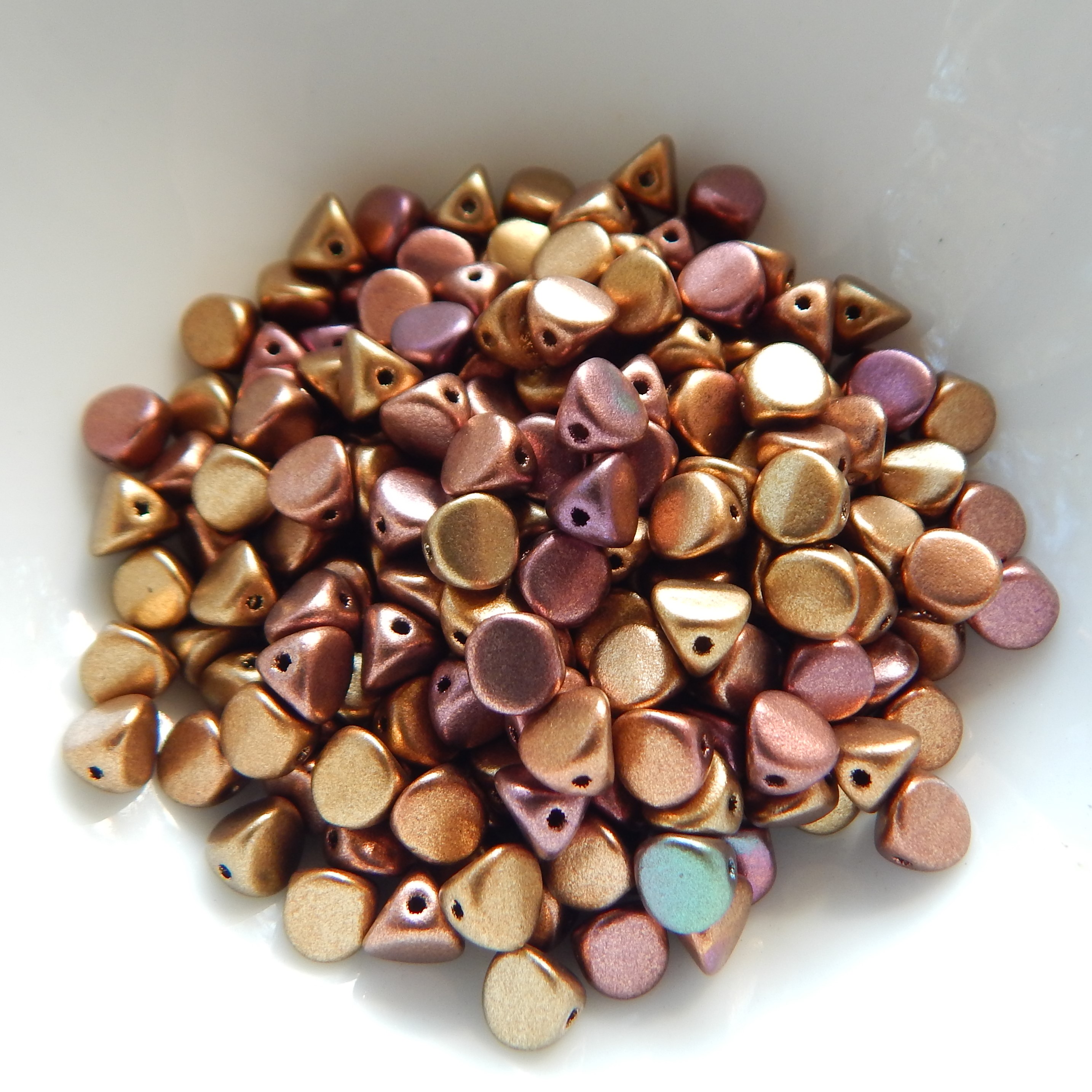 50 Beads - Ilos® par Puca® Paris - Choose Color - Czech Glass | eBay