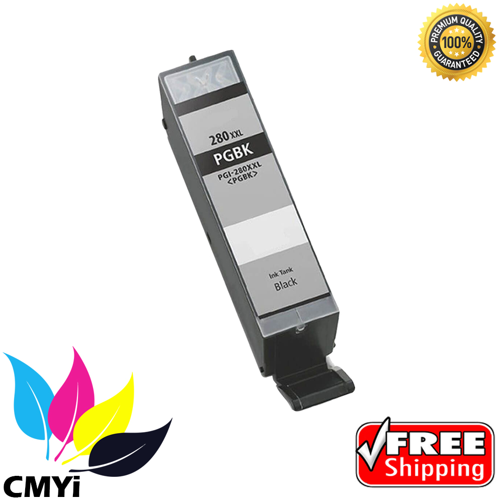 5PK PGI-280 XXL CLI-281 XXL Black Color Ink for Canon PIXMA TR7520 ...