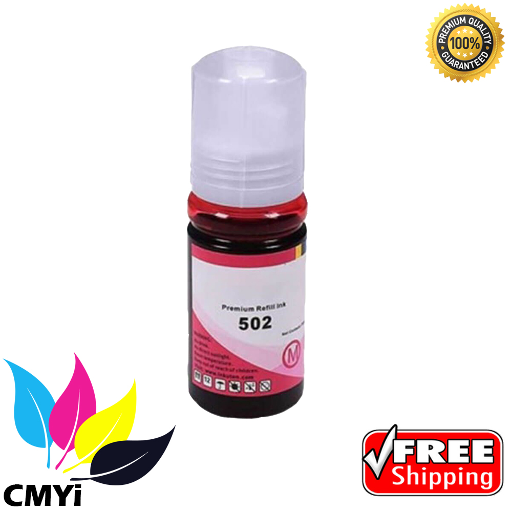 Refill Ink Bottles for Epson 502 Ecotank ET 15000 2760 2850 3830 4760 ...