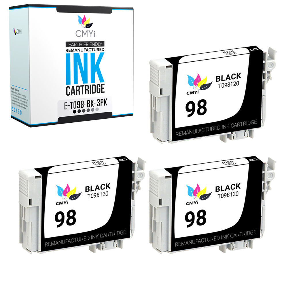 98 T098 BK Ink Cartridge for Epson 99 T099 Artisan 700 710 725 730 800 ...